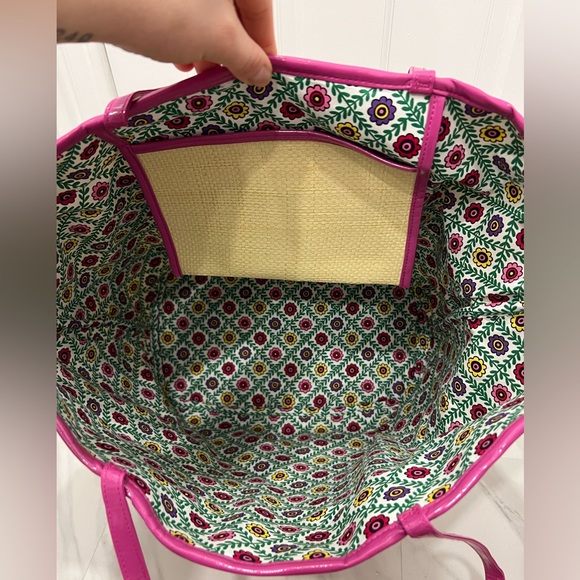 Vera Bradley | Bags | Vera Bradley Viva La Vera Lattice Pattern Straw Beach Pool Tote Bag | Poshmark